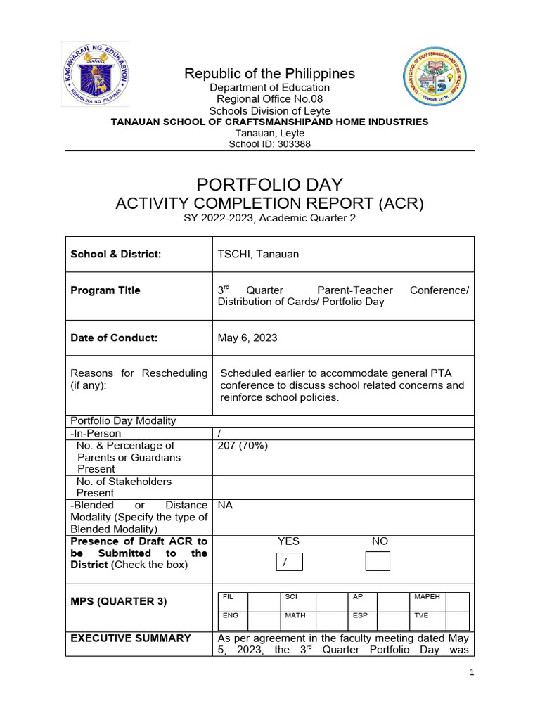 G7 Q3 Portfolio Acr | PDF
