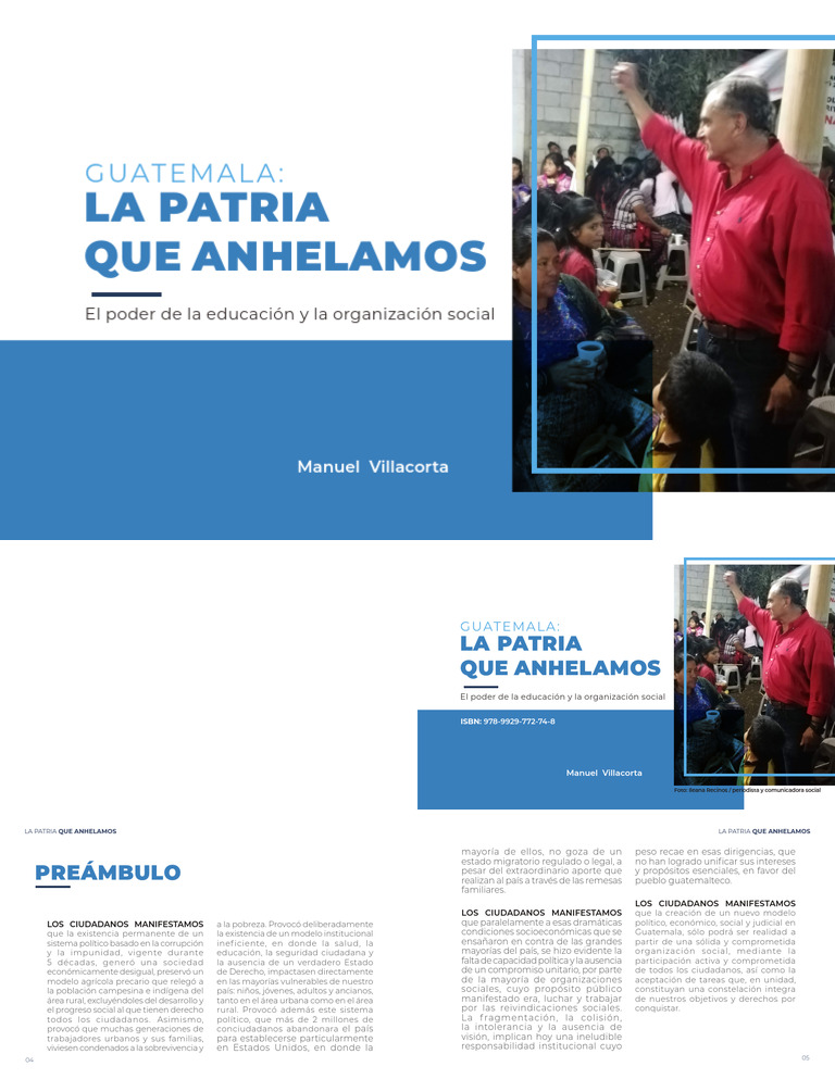 LA PATRIA QUE ANHELAMOS - v7 - 0110 | PDF | Guatemala | España