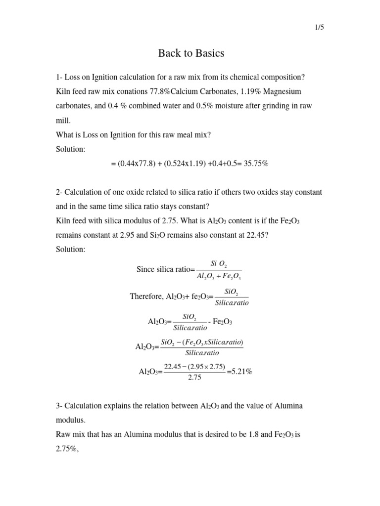 Back To Basics - 2 | PDF | Aluminium Oxide | Silicon Dioxide