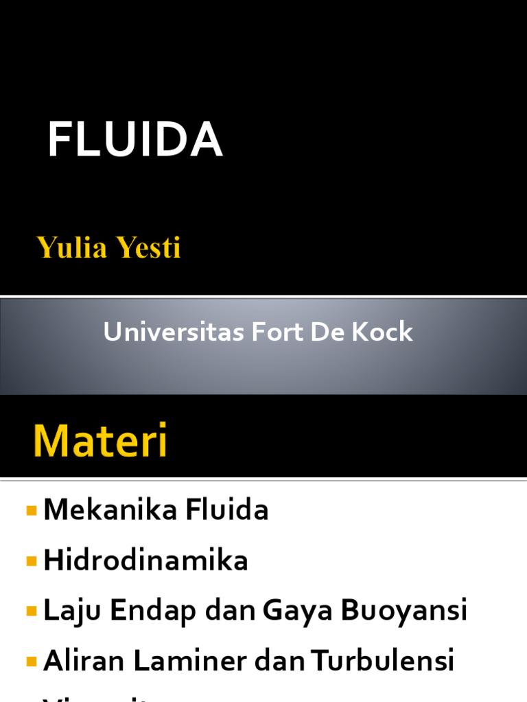 7. FLUIDA | PDF