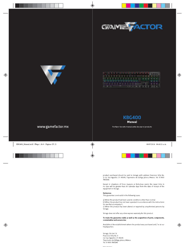 KBG 400 Manual | PDF
