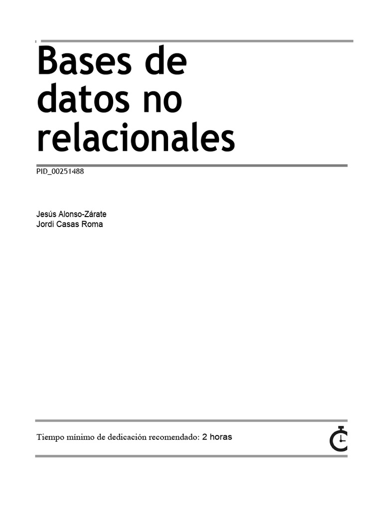 PLA6 - Bases de Datos No Relacionales | PDF | Bases de datos | No Sql