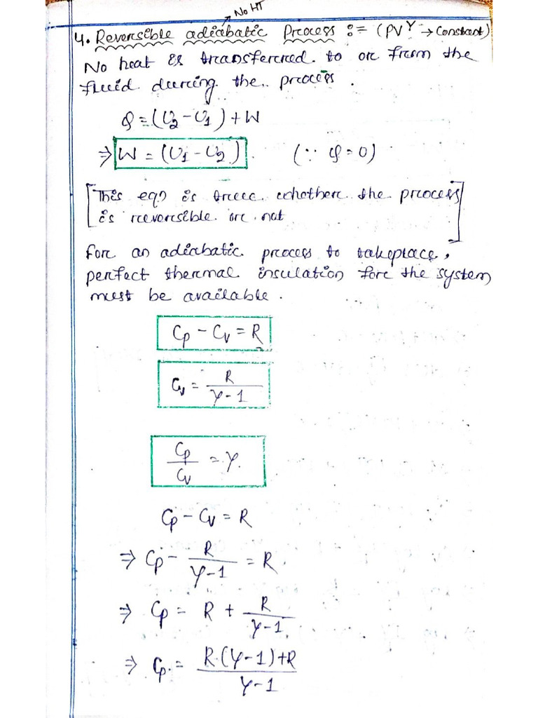 Adiabatic Process | PDF