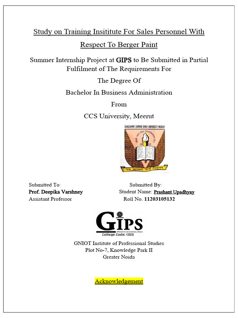 Summer Internship Final Report - Prashant Upadhya | PDF | Consumer Behaviour | Economies