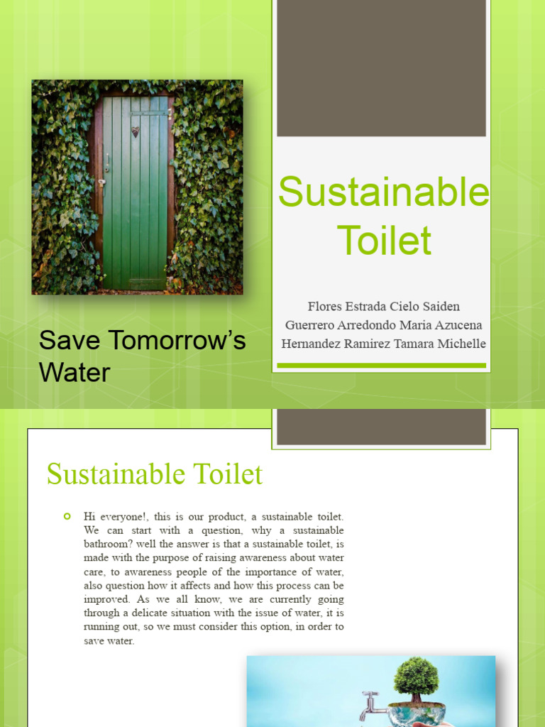 Sustainable Toilet | PDF