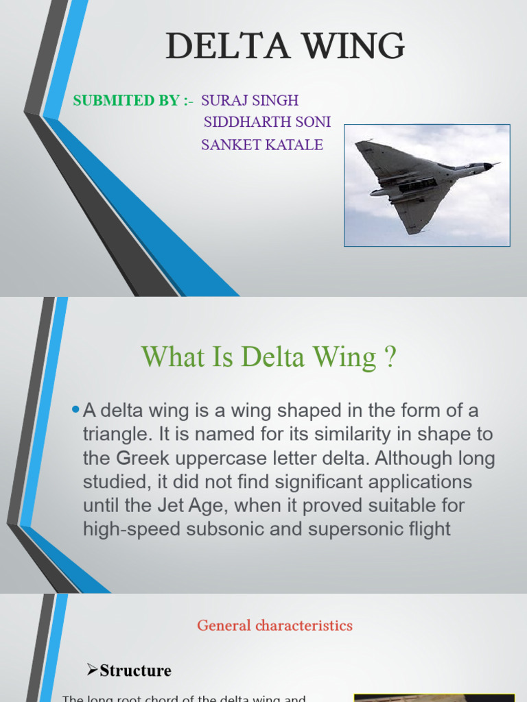 Delta Wing | PDF | Aeronautics | Flight