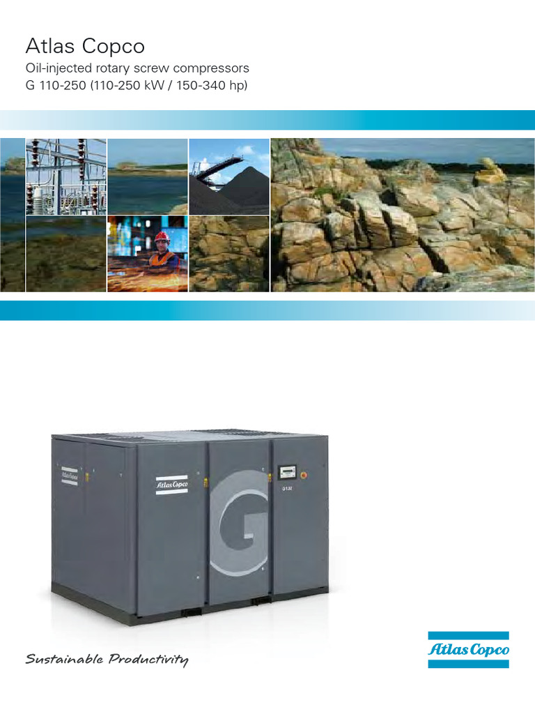 AtlasCopco Oil Injected Rotary Screw Compressors Catalogue ALL ...