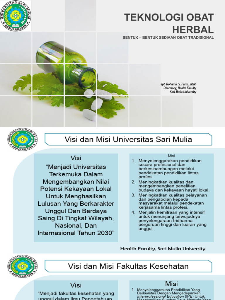 Sediaan Obat Tradisional Pdf