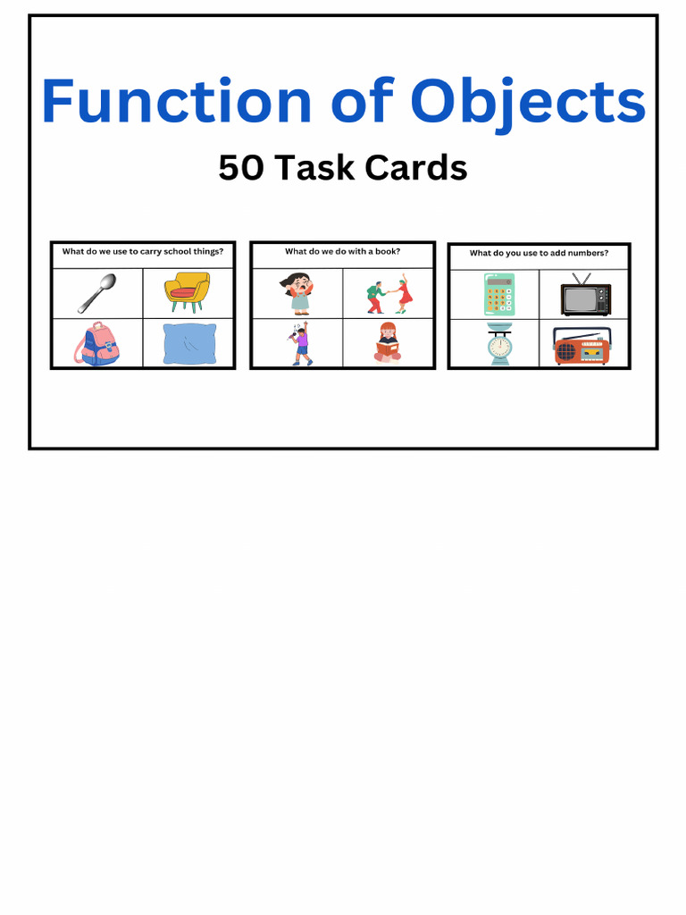 Function of Objects_01 | PDF