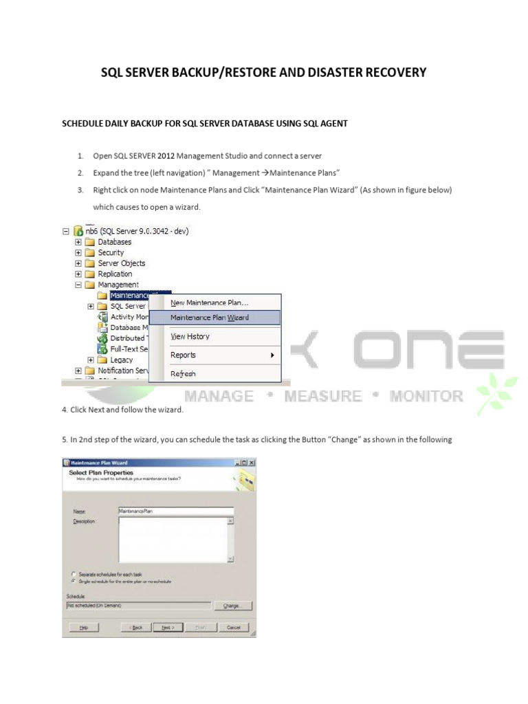 Mssql Server Backup And Recovery Pdf Backup Computer File