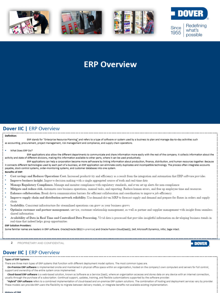 Erp Overview | PDF | Enterprise Resource Planning | Cloud Computing