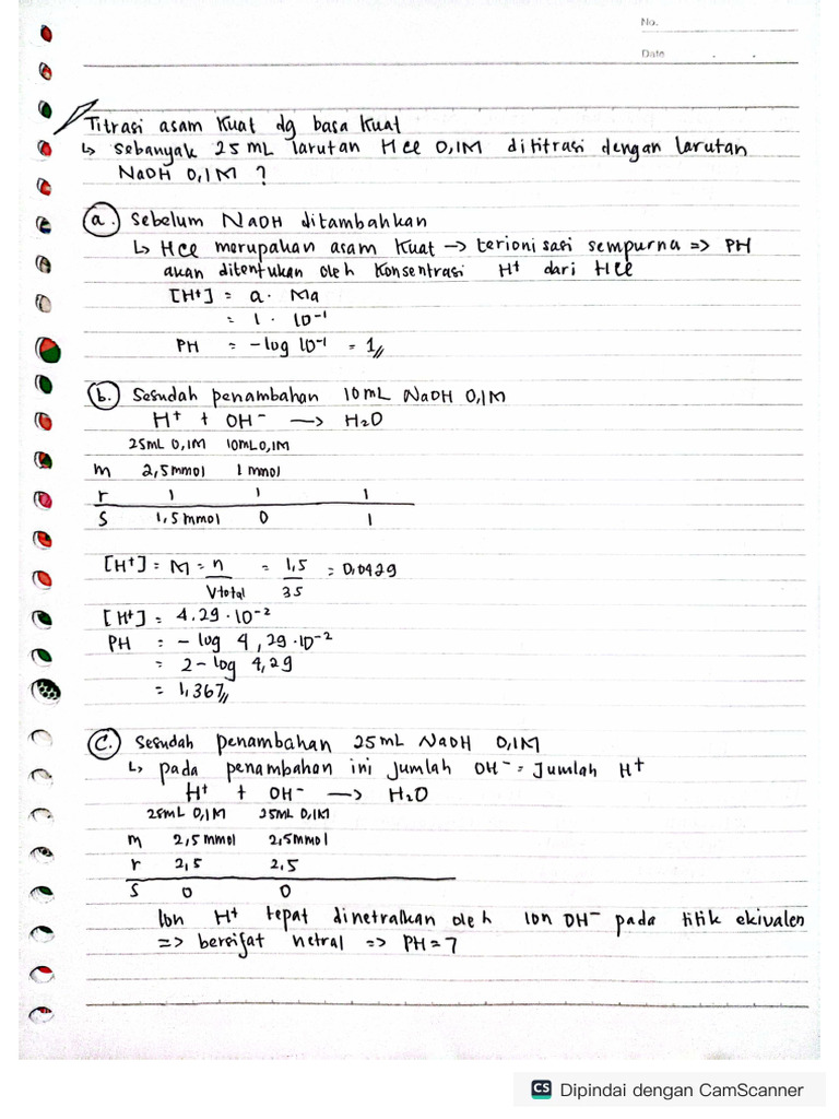 Materi Titrasi Asam Basa | PDF