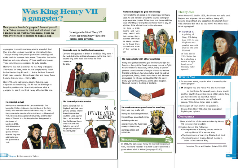 Henry VII Textbook | PDF | House Of Tudor | House Of Lancaster