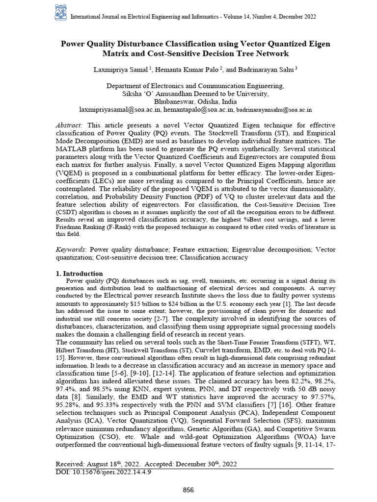 Ijeei, Laximipriya | PDF | Principal Component Analysis | Matrix ...