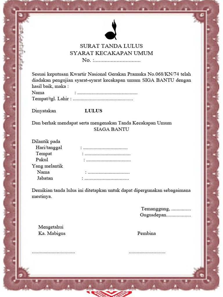 Sertifikat SKU | PDF