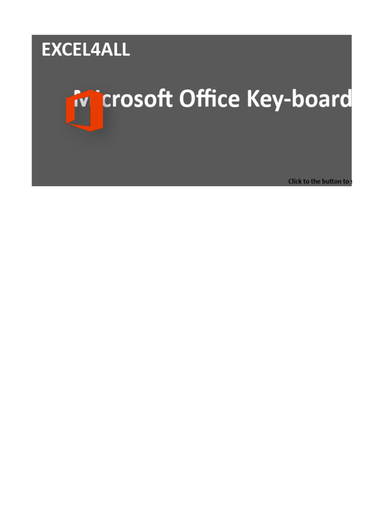 Key Board Shortcuts | PDF | Computer Keyboard | Microsoft Word