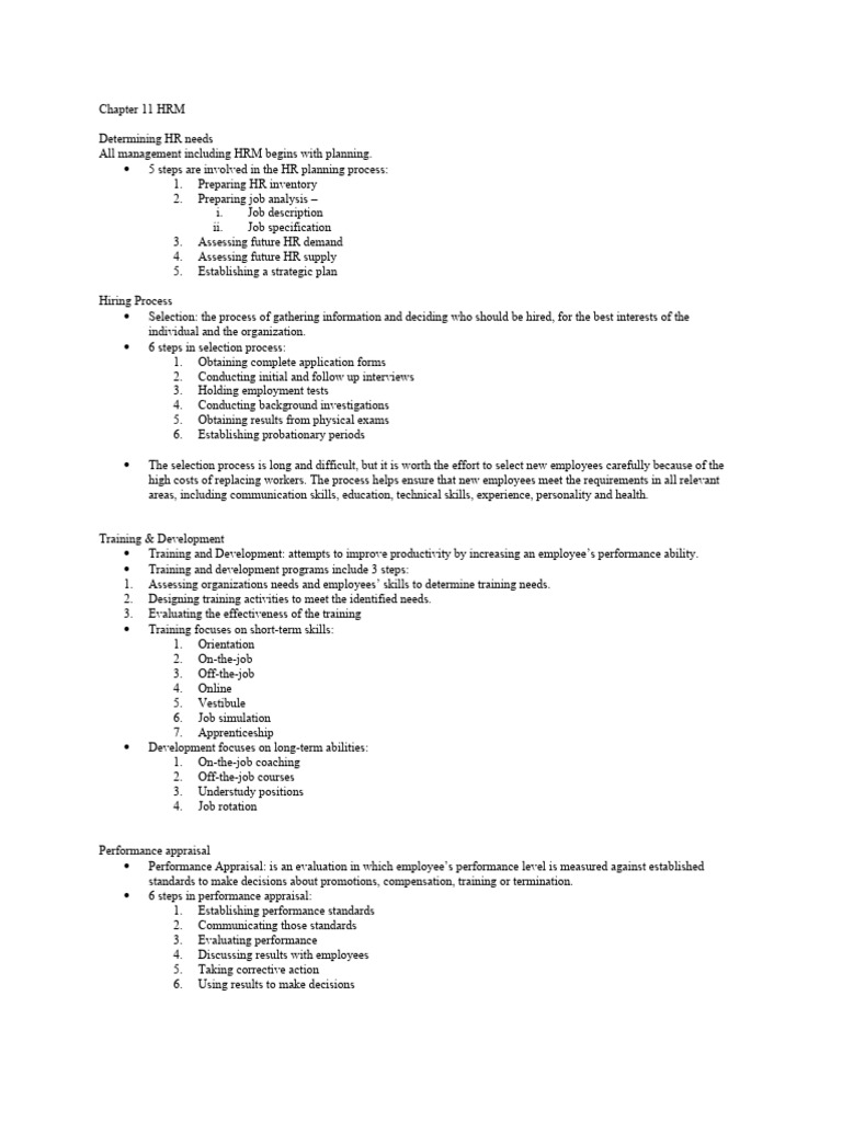 Chapter 11 HRM | PDF | Human Resource Management | Performance Appraisal