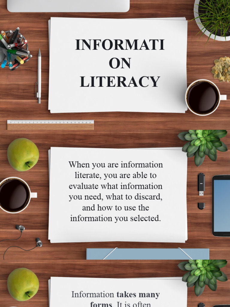 Understanding Information Literacy | PDF | Information | Information ...
