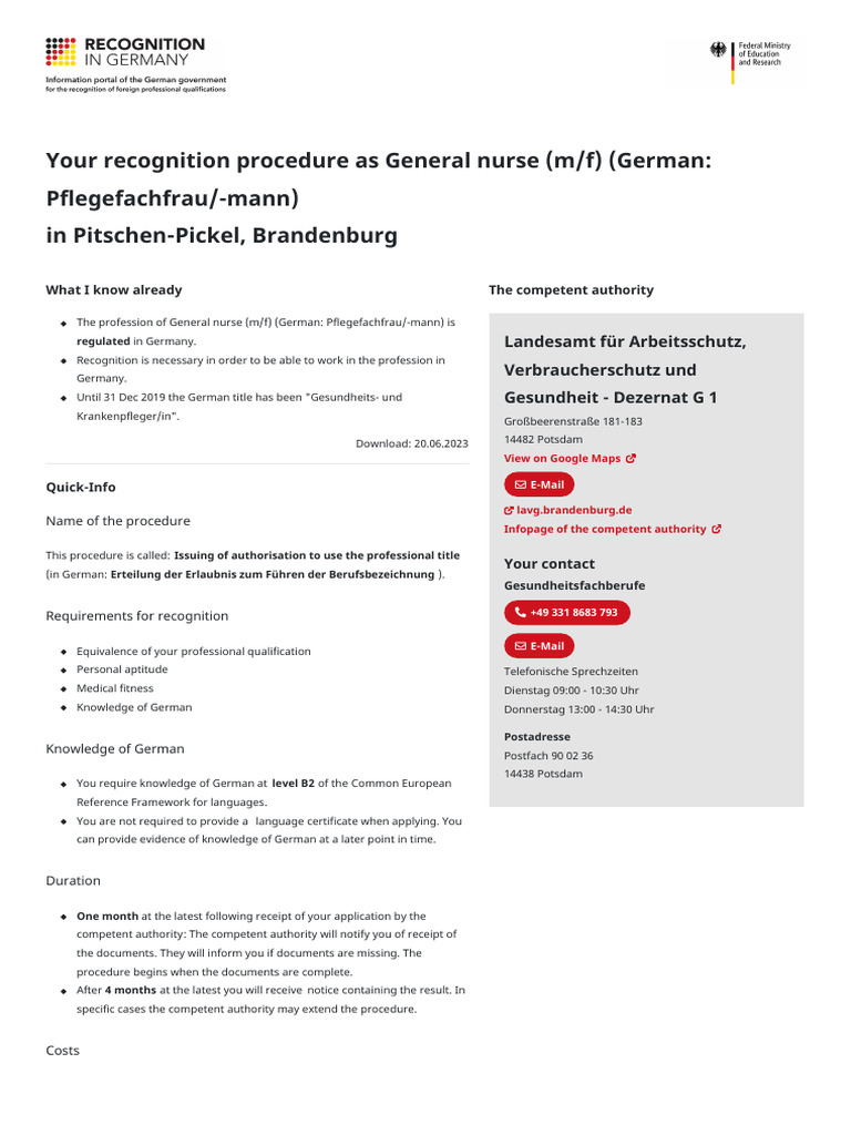 Recognition Portal - Your Procedure in Detail | PDF | Professional ...