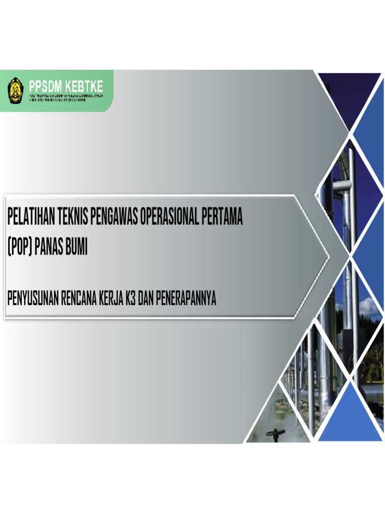 Materi 2 Penyusunan Rencana Kerja Kesehatan Dan Keselamatan Kerja K3