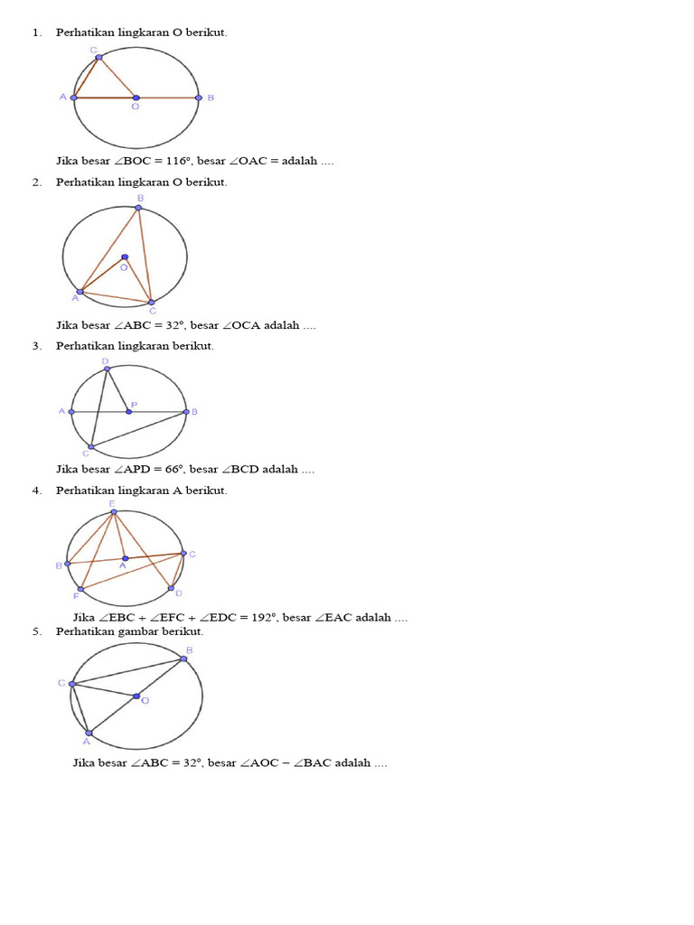 Lat Soal Lingkaran | PDF
