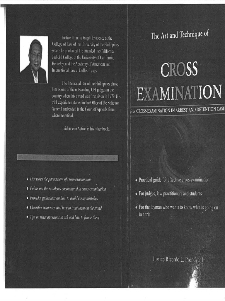 Art of Cross Examination | PDF