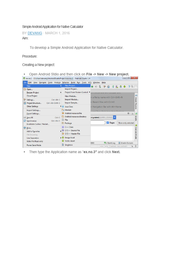 Mad Lab Pdf Android Operating System Java Programming Language 