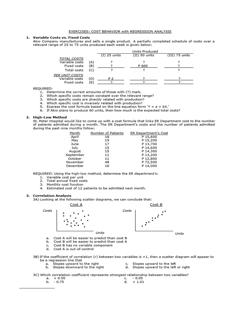 MS 02 More Exercises | PDF | Coefficient Of Determination | Regression Analysis