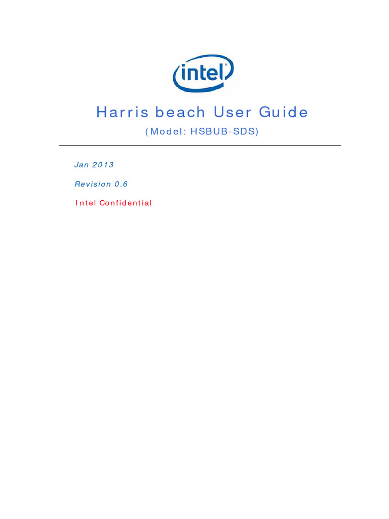 Intel Ultrabook User Guide HSBUB-SDS | PDF | Usb | Laptop