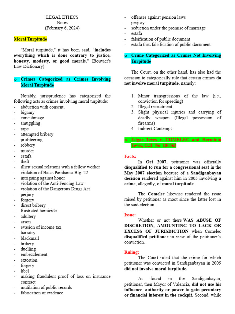 LEGAL ETHICS Notes and Case Digests Feb. 06 | PDF | Lawyer | Lawsuit