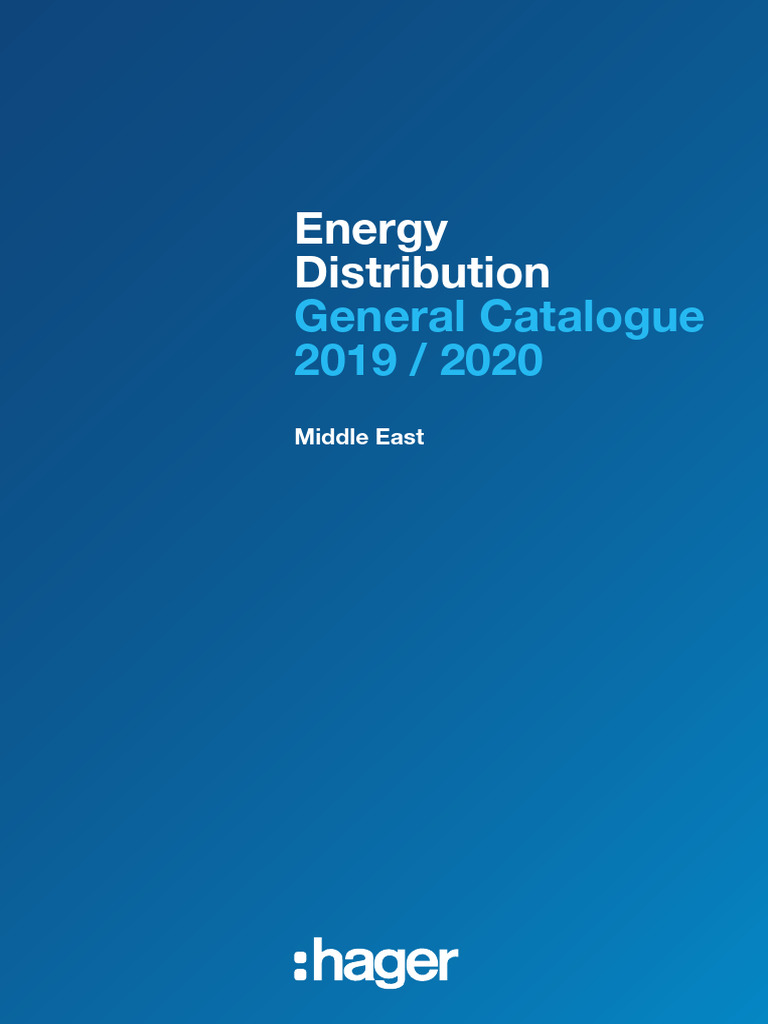 Hager General Catalogue 2019-2020 | PDF | Door | Electrical Engineering