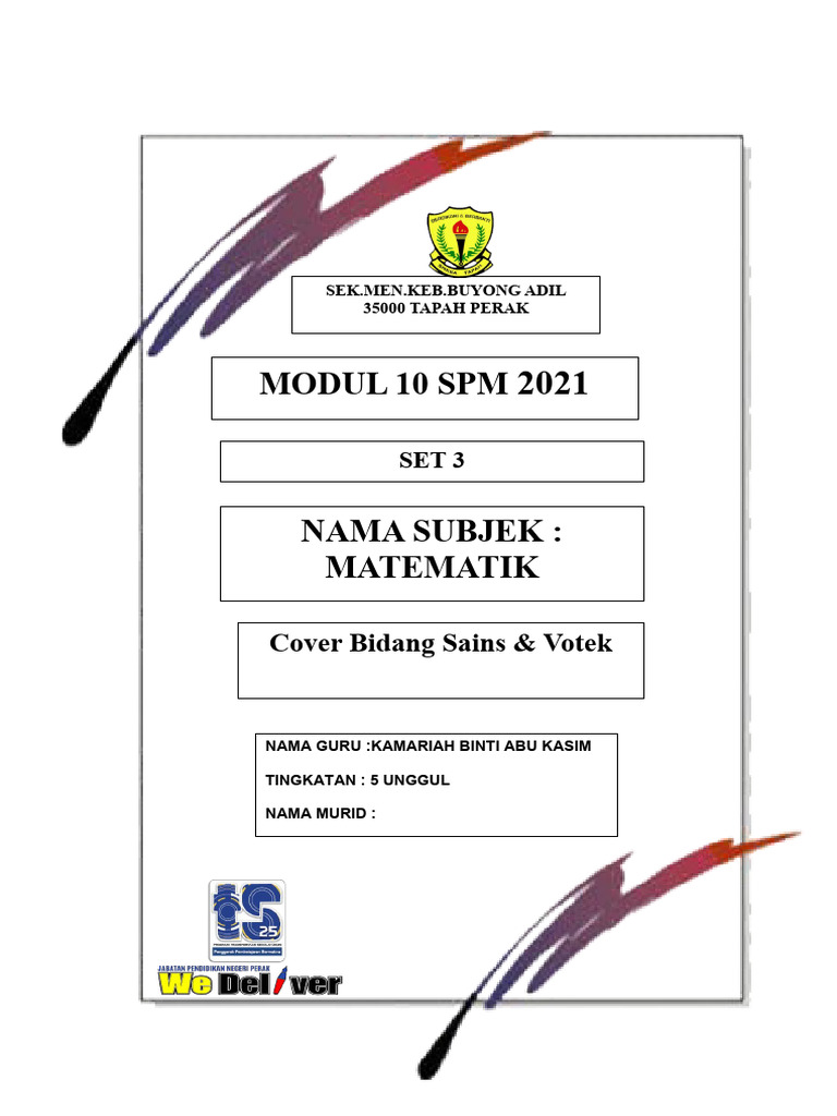 Modul SPM 3 Word | PDF