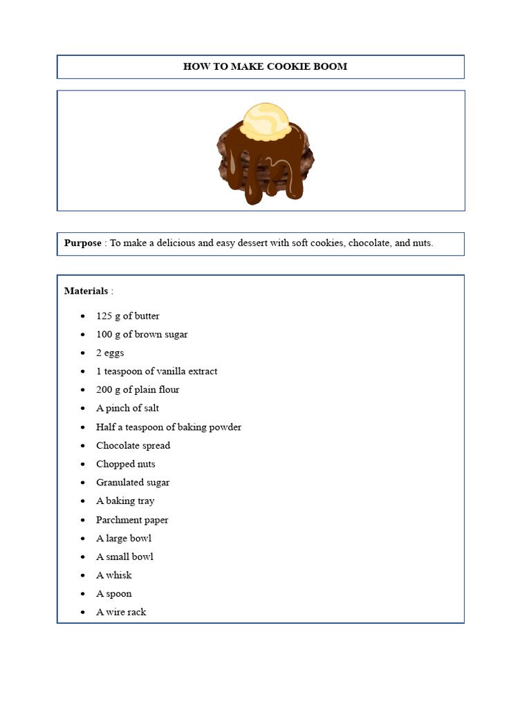 Teks Procedure - Cookie | PDF