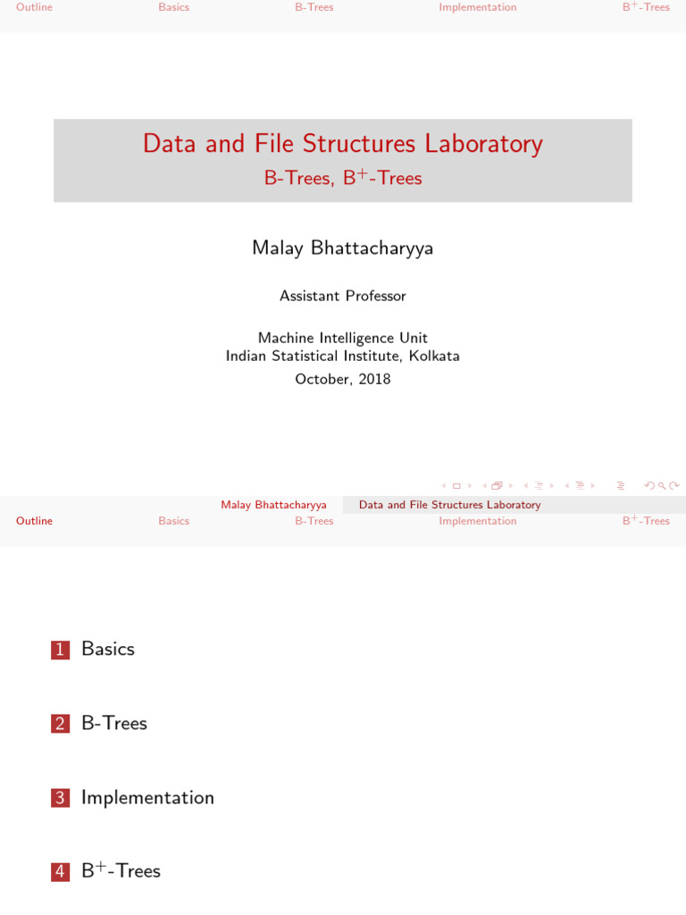 2018 Day23 B Trees | PDF | Computer Data Storage | Computer Data