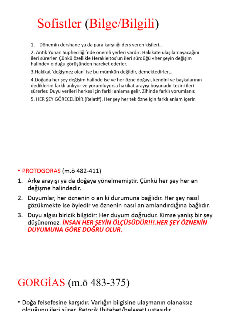 Sofistler (Bilge | PDF