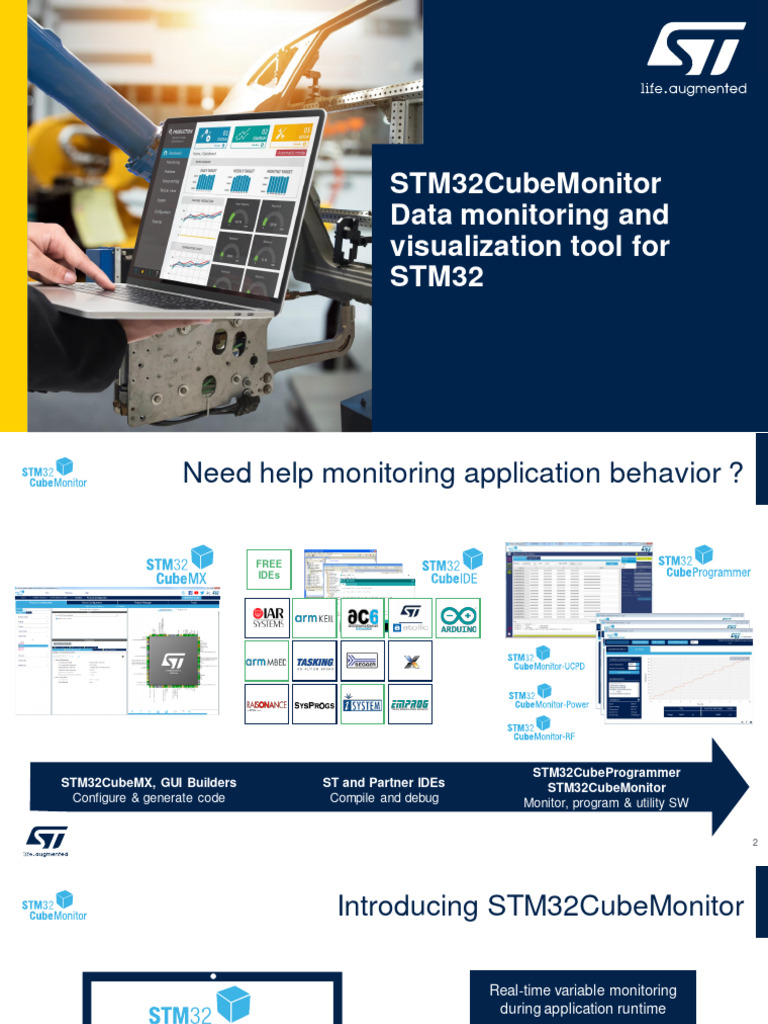 stm32cubemonitor_overview_presentation | PDF | Graphical User Interfaces | Application Software