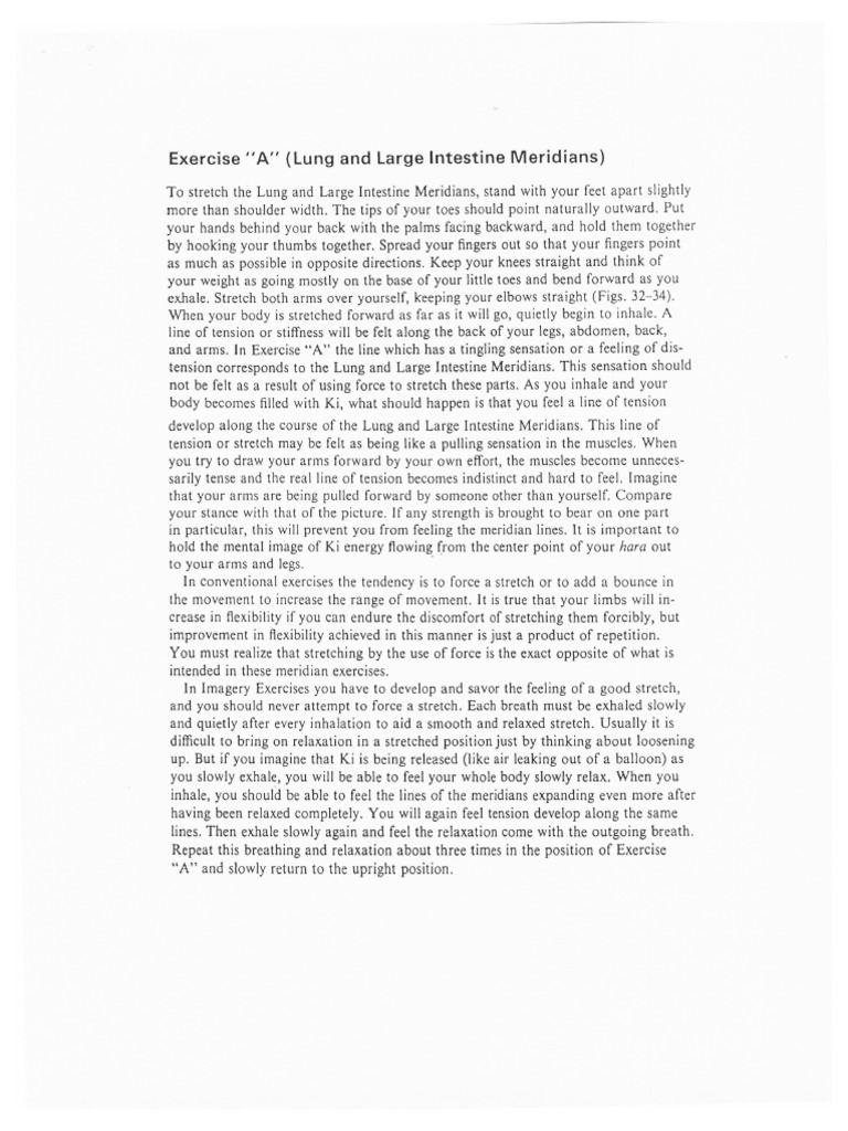 Meridian Exercises | PDF