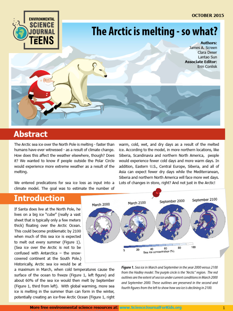 Arctic Article | PDF | Sea Ice | Climate Change
