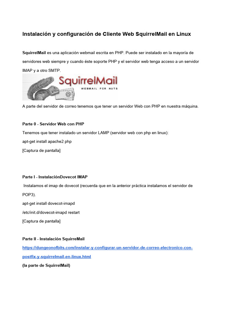 UD6 - Práctica III - Cliente WebMail | PDF