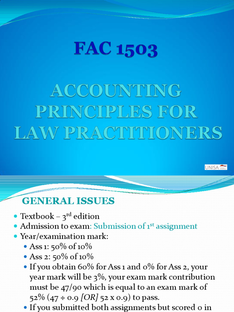 FAC1503-New Fac 1503 - Discussion Class Notes Part 1 For 2011 Fin | PDF ...