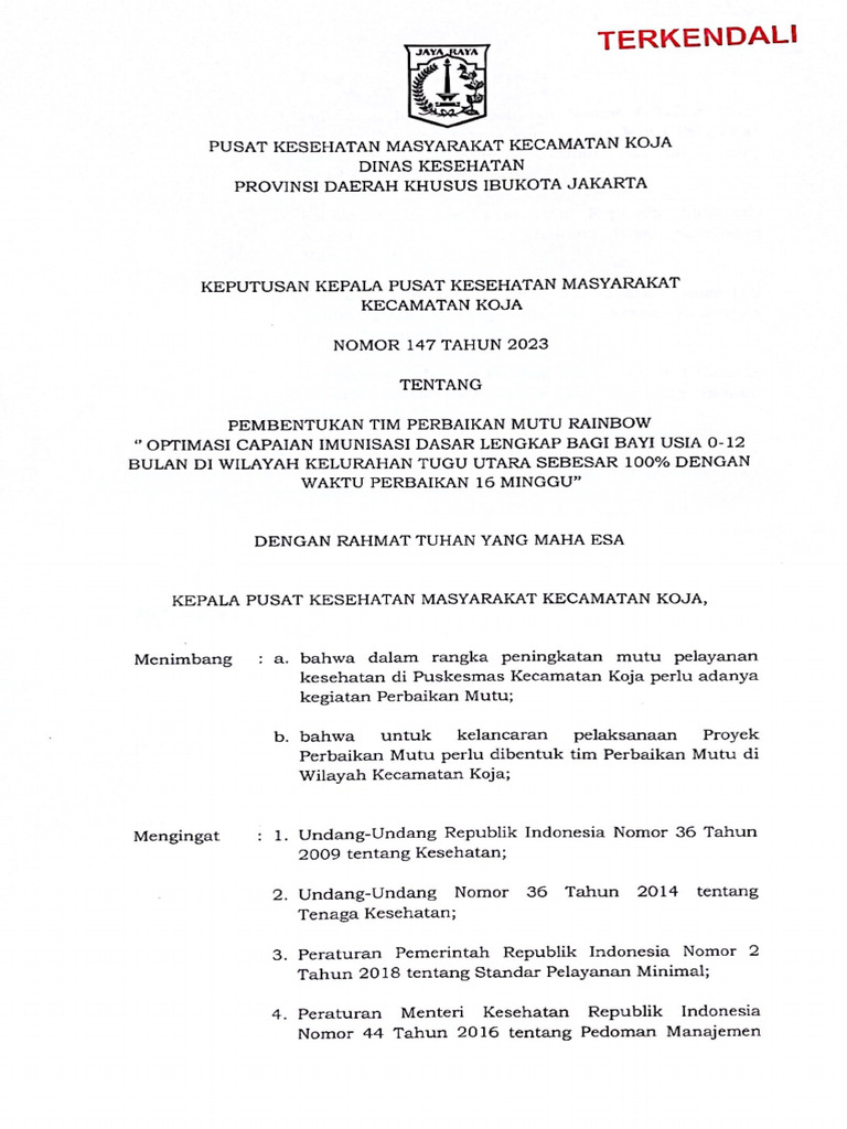 SK Tim GKM, SK Keberlanjutan, SOP Posyan | PDF