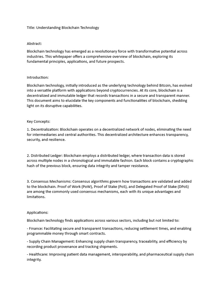 Understanding Blockchain Technology Pdf Computing Information Technology