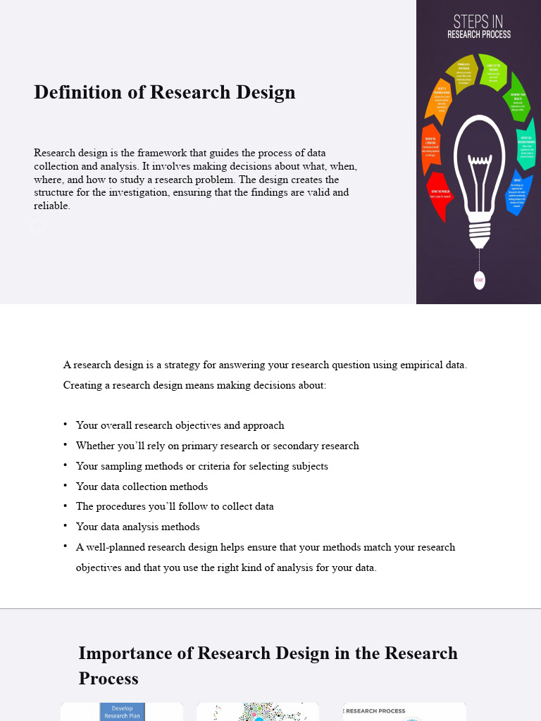 Understanding Research Design Essentials | PDF | Sampling (Statistics ...