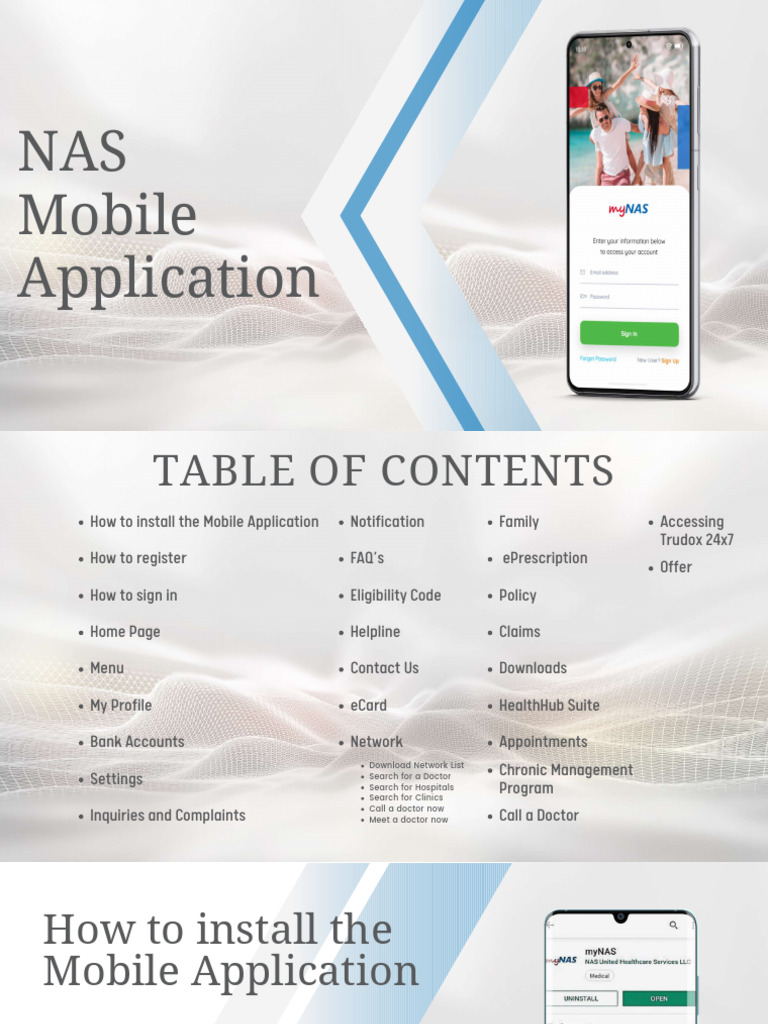 Guide - NAS Mobile Application | PDF | Mobile App | Software