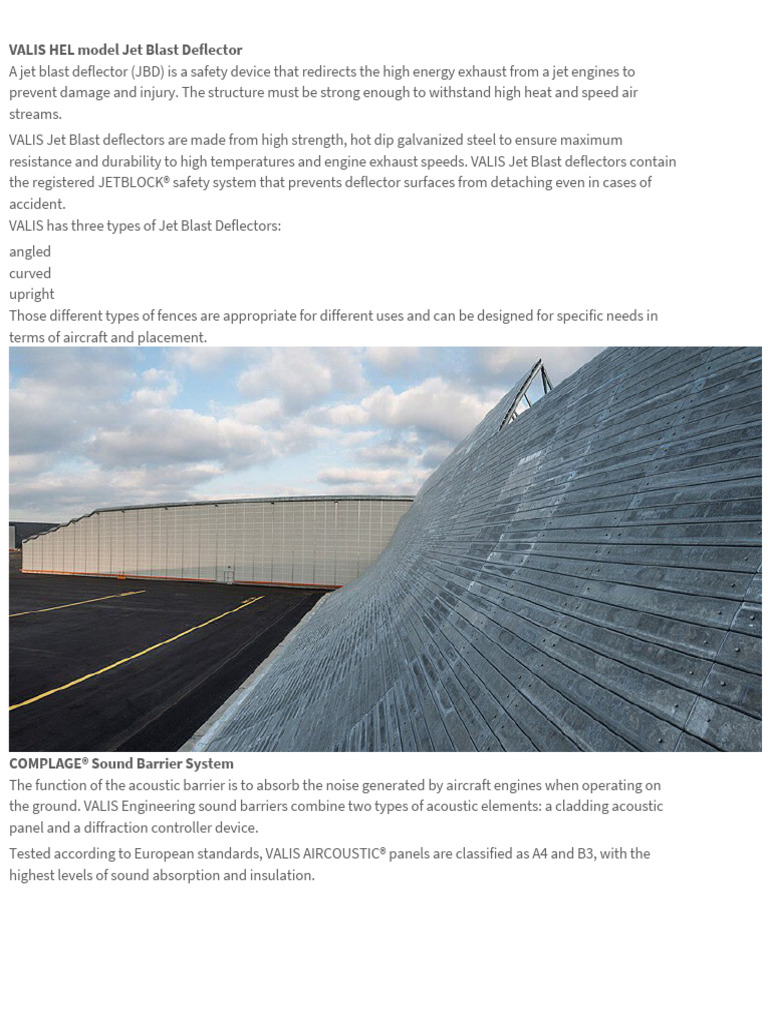 VALIS HEL Model Jet Blast Deflector | PDF | Building Engineering ...