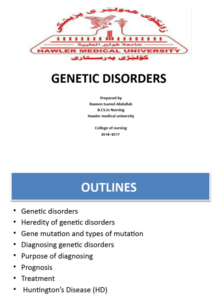 Understanding Genetic Disorders and Their Impact | PDF | Genetic ...