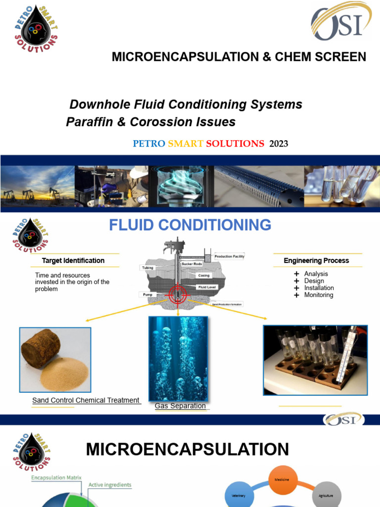 Encapsulation Technology Chem Screen Pdf Corrosion Pump