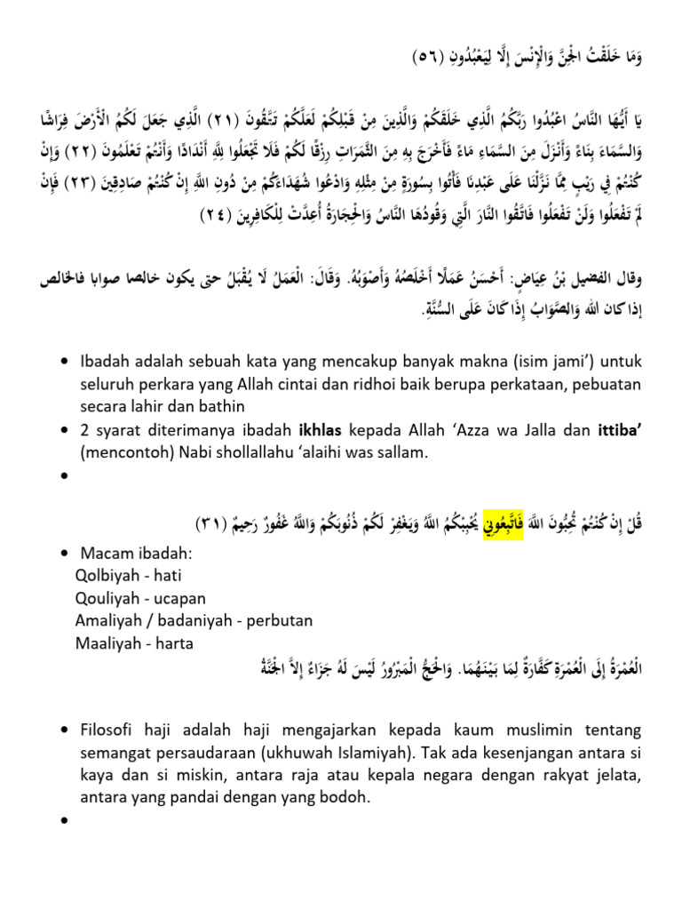 Ibadah Haj | PDF