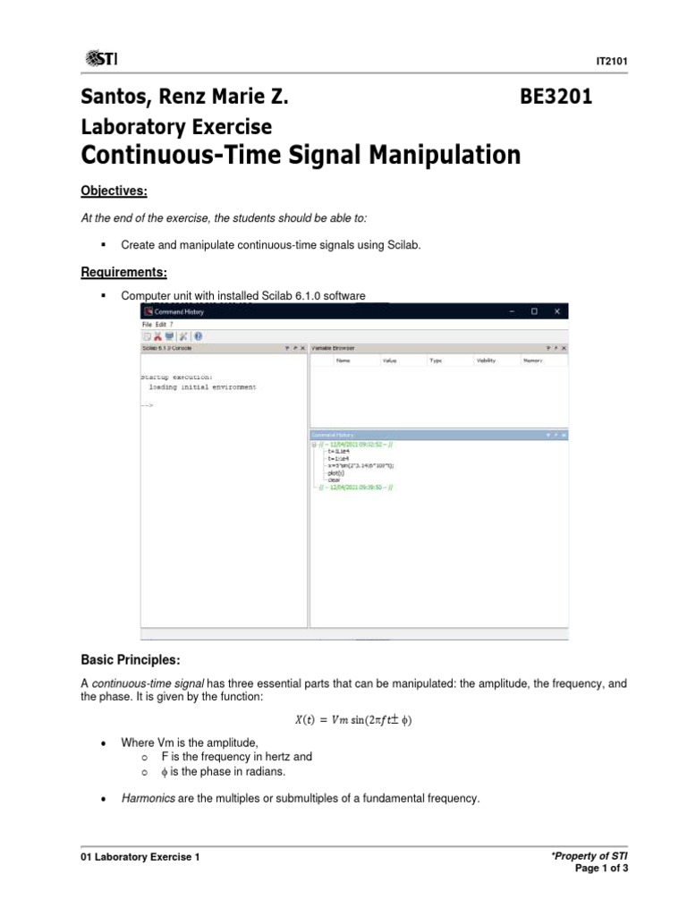 01 Laboratory Exercise 1 (7) Digital RMZS | PDF | Phase (Waves) | Amplitude