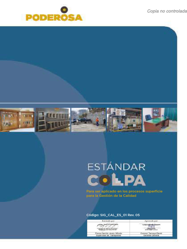 Estandar Colpa - Rev. 5 | PDF | Minería | Sustentabilidad